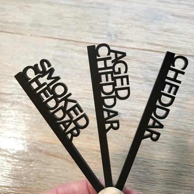 Food spikes, cheese picks & allergen labels | Bright Beamz